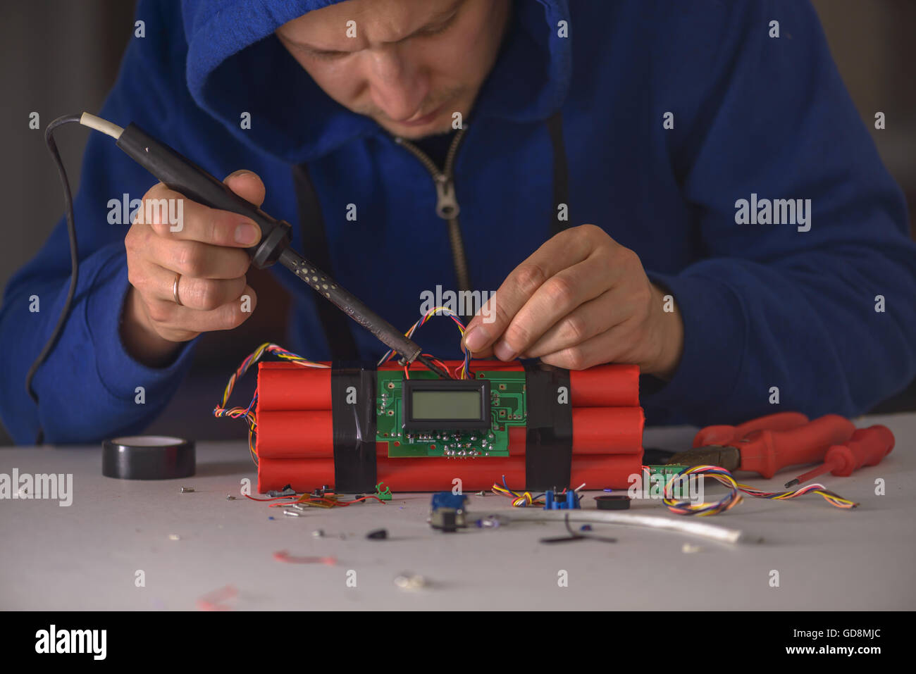 Making bomb digital timer hi-res stock photography and images - Alamy