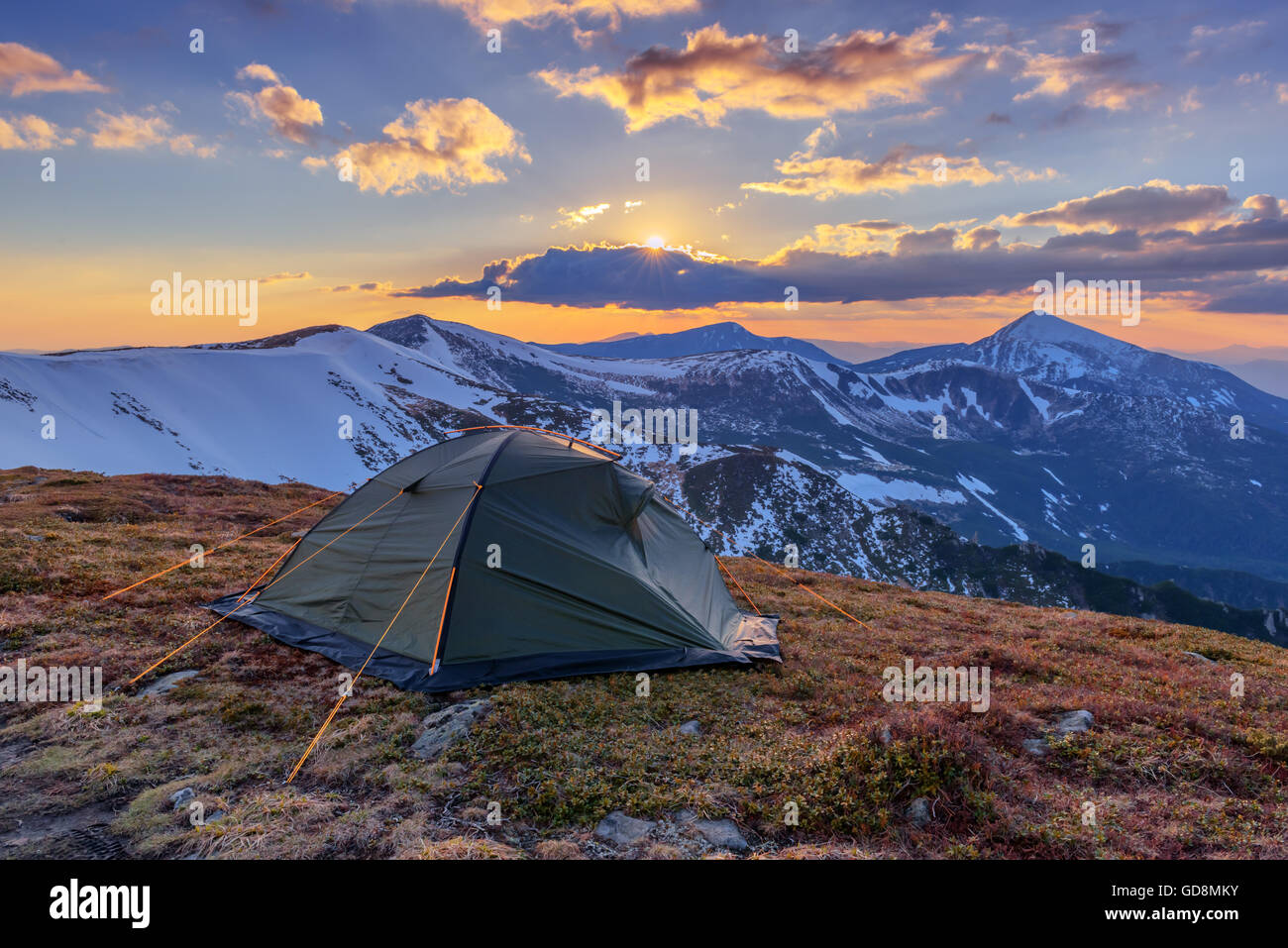 Carpathians mountain in spring time Stock Photo - Alamy
