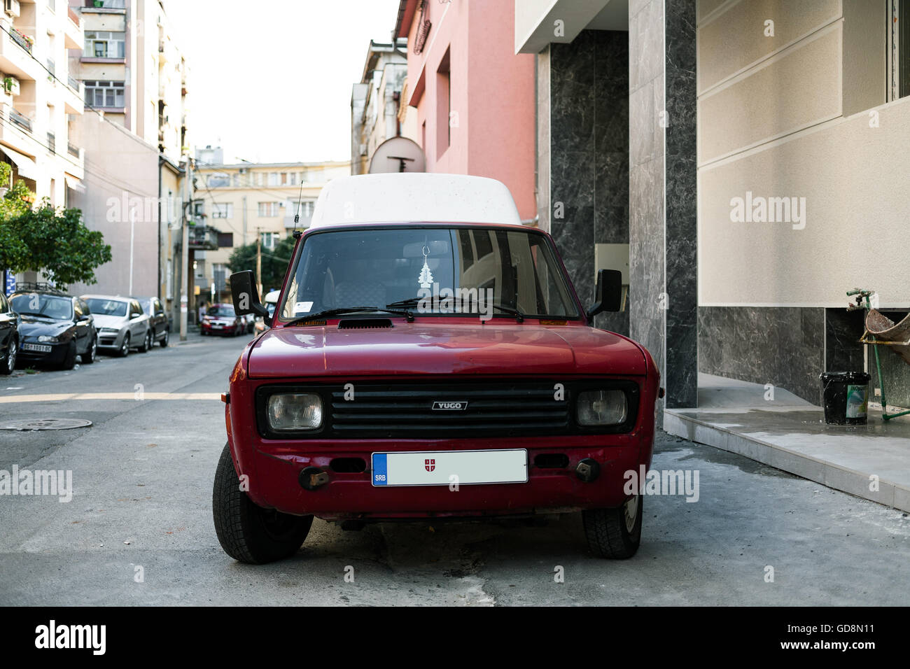 Old Yugoslav pickup car Stock Photo - Alamy