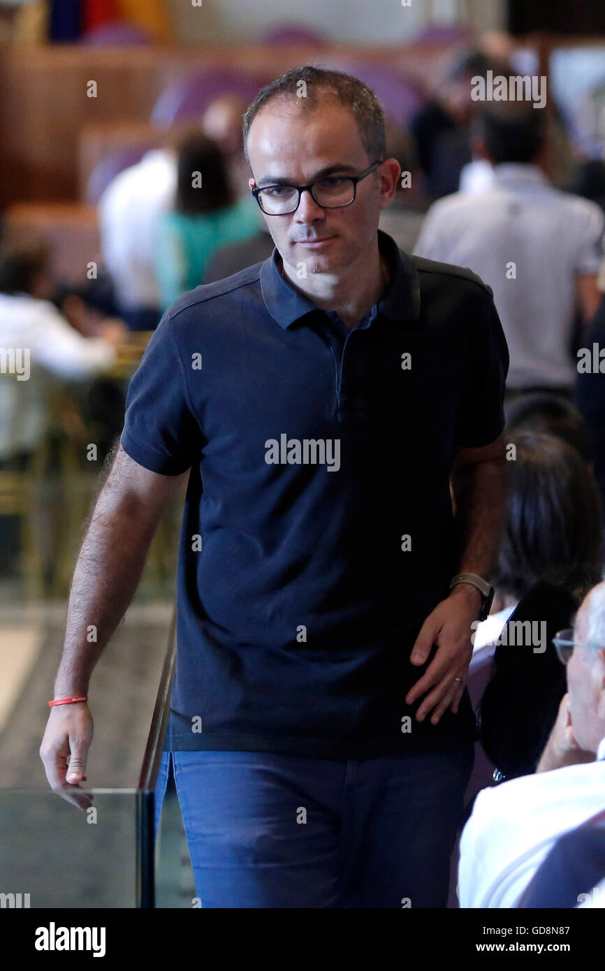 Andrea Severini Virginia Raggi's husband Rome 7th July 2016 ...