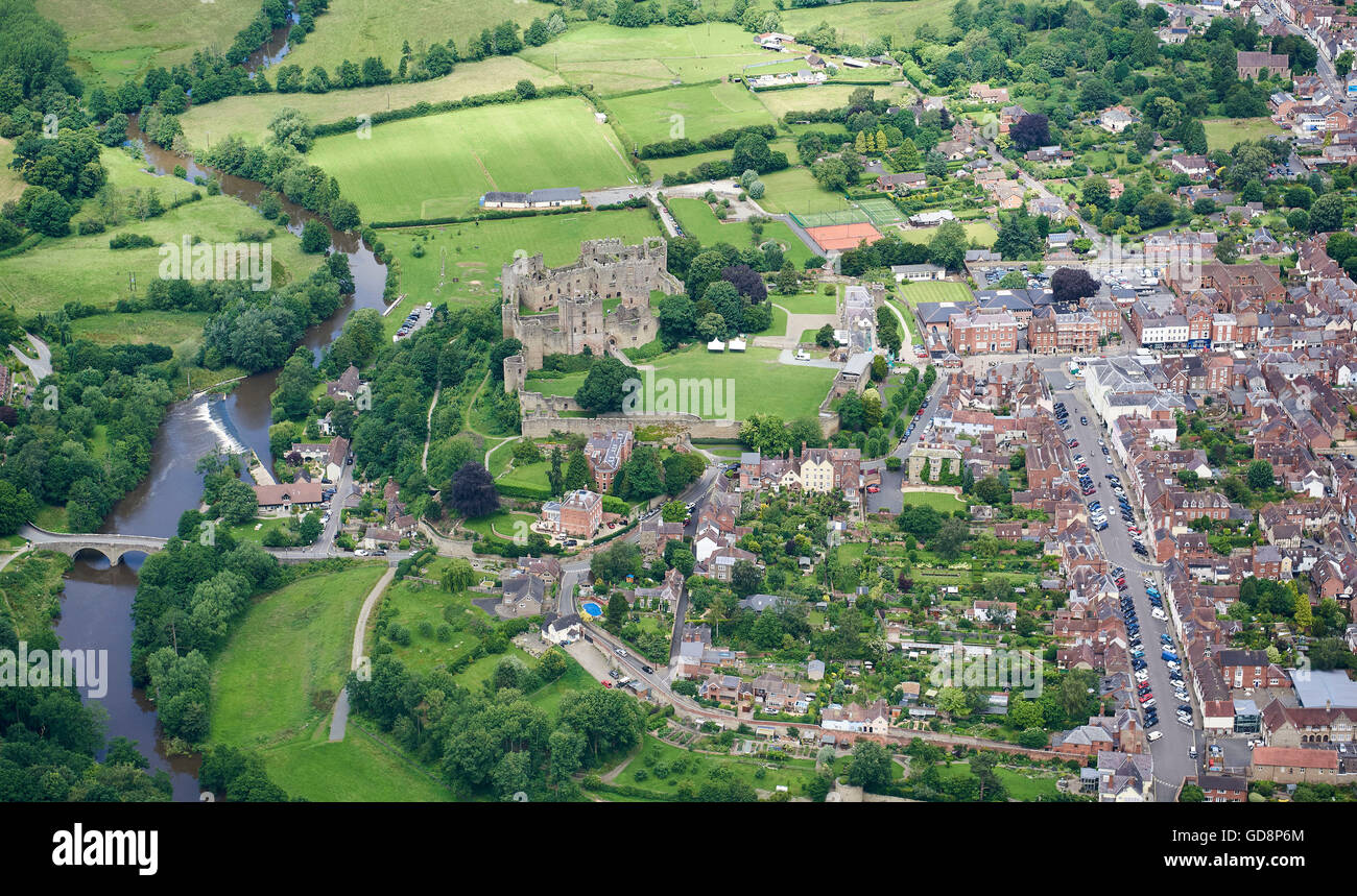 Aerial view of ludlow hi-res stock photography and images - Alamy
