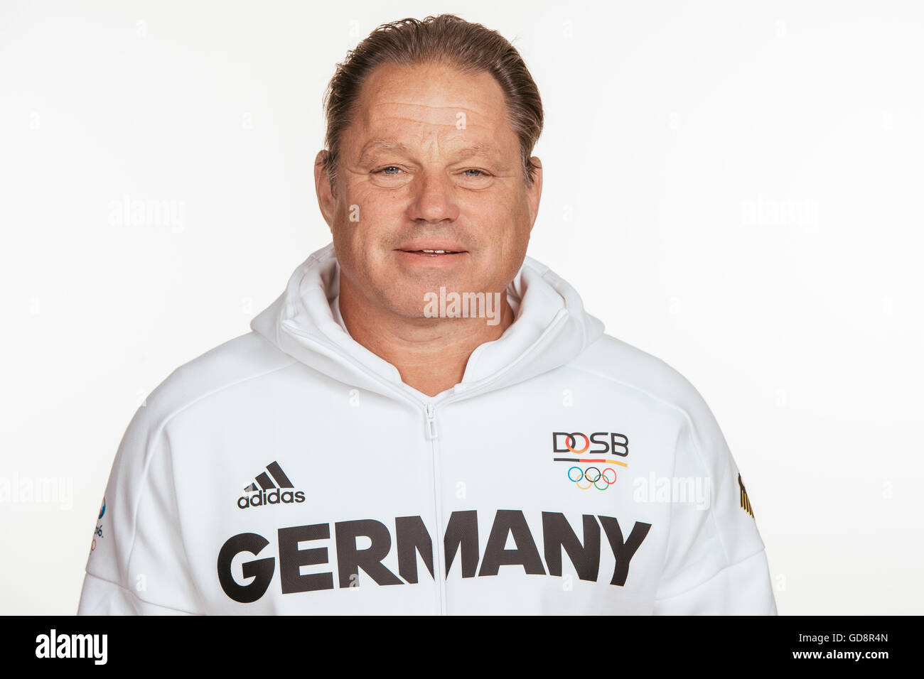 Hannover, Germany. 12th July, 2016. Detlef Uibel poses at a photocall ...