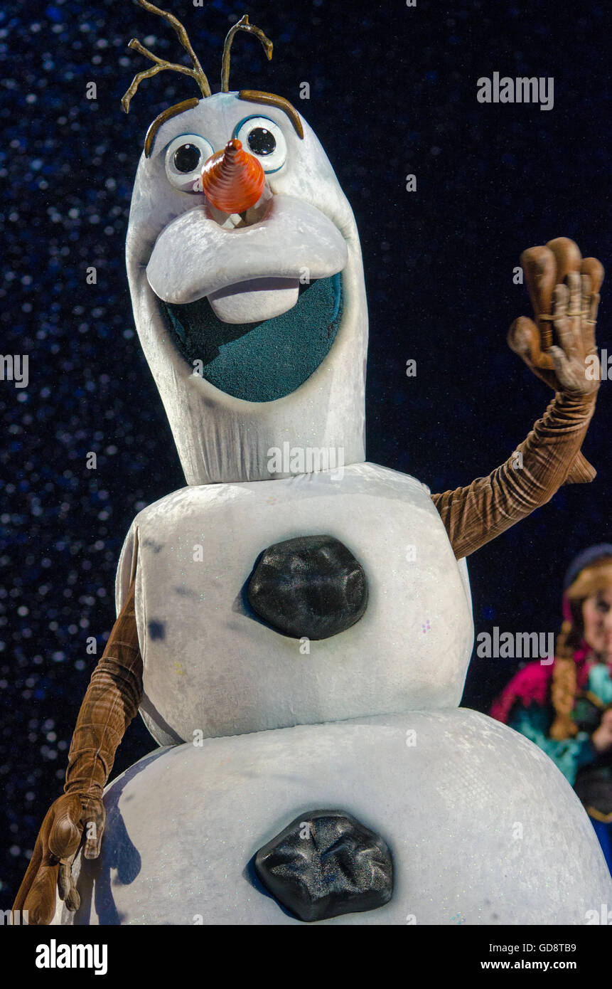 Sydney, Australia. 13th July, 2016. Disney ice dancers perform live at ...