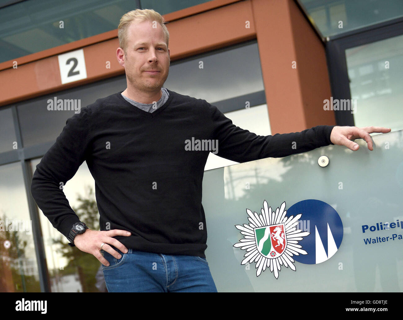 Cologne, Germany. 13th July, 2016. German police chief inspector ...