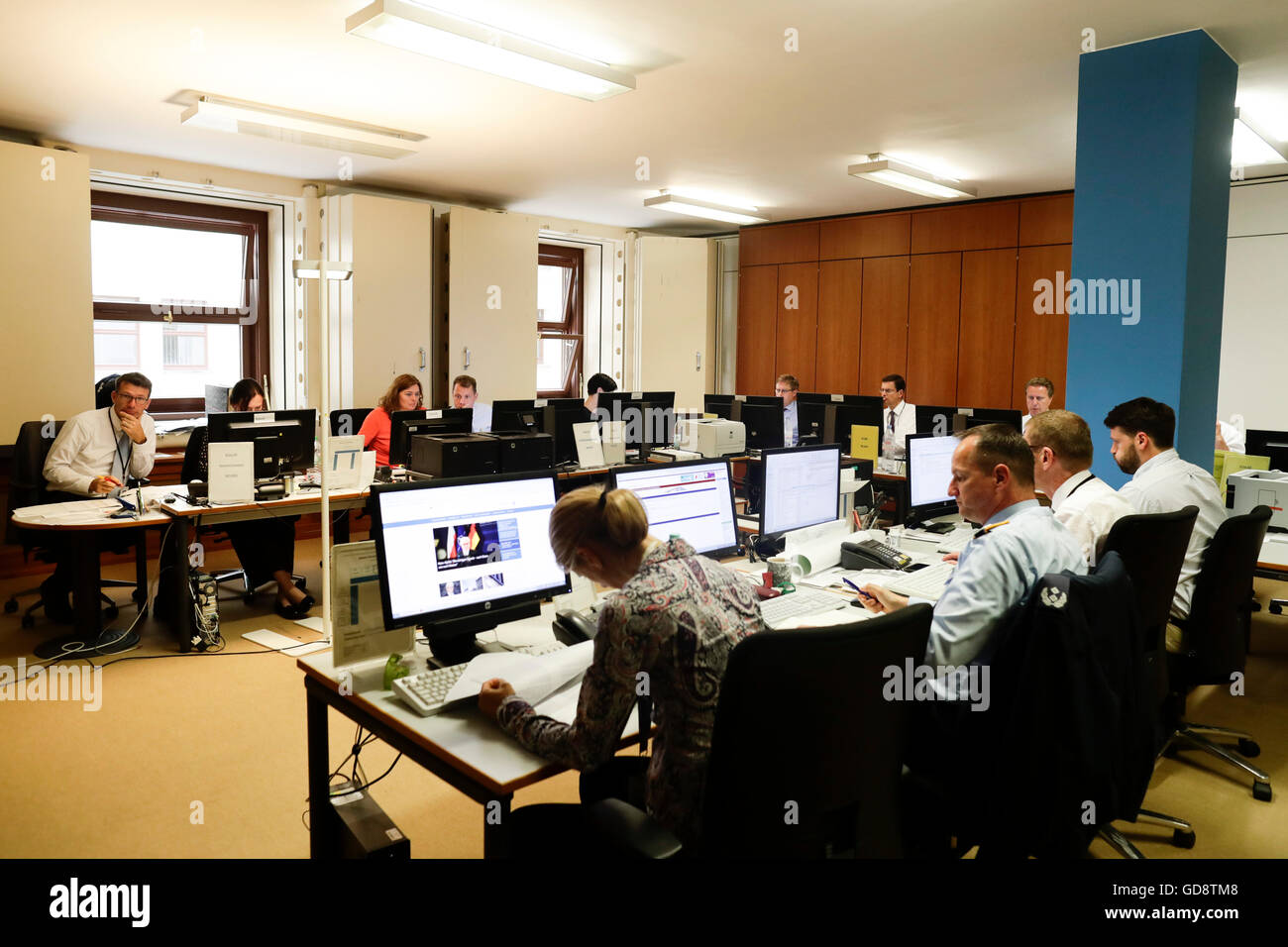 Berlin, Deutschland. 13th July, 2016. Staff of the German Foreign ...