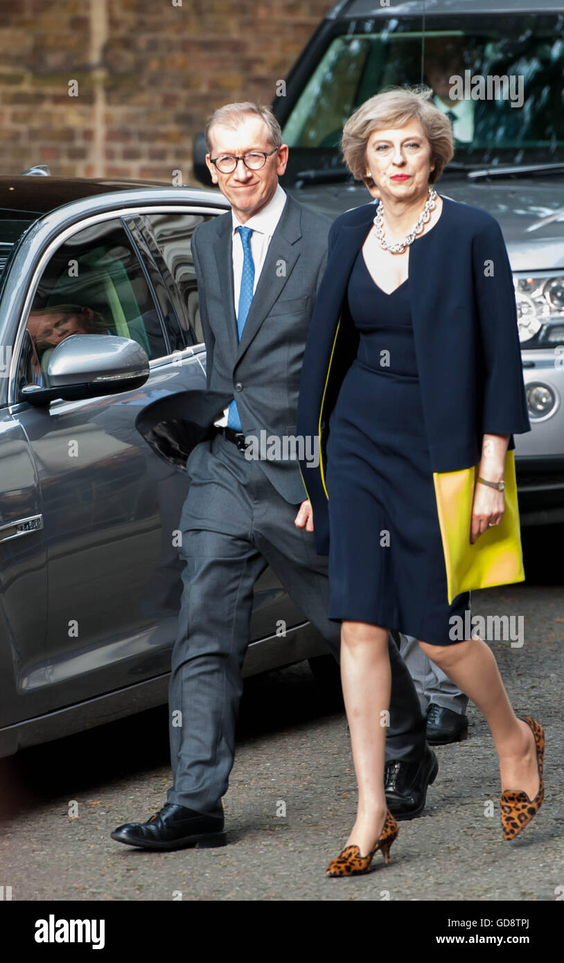 London England. 13th July 2016 Former Home Secretary officially takes ...