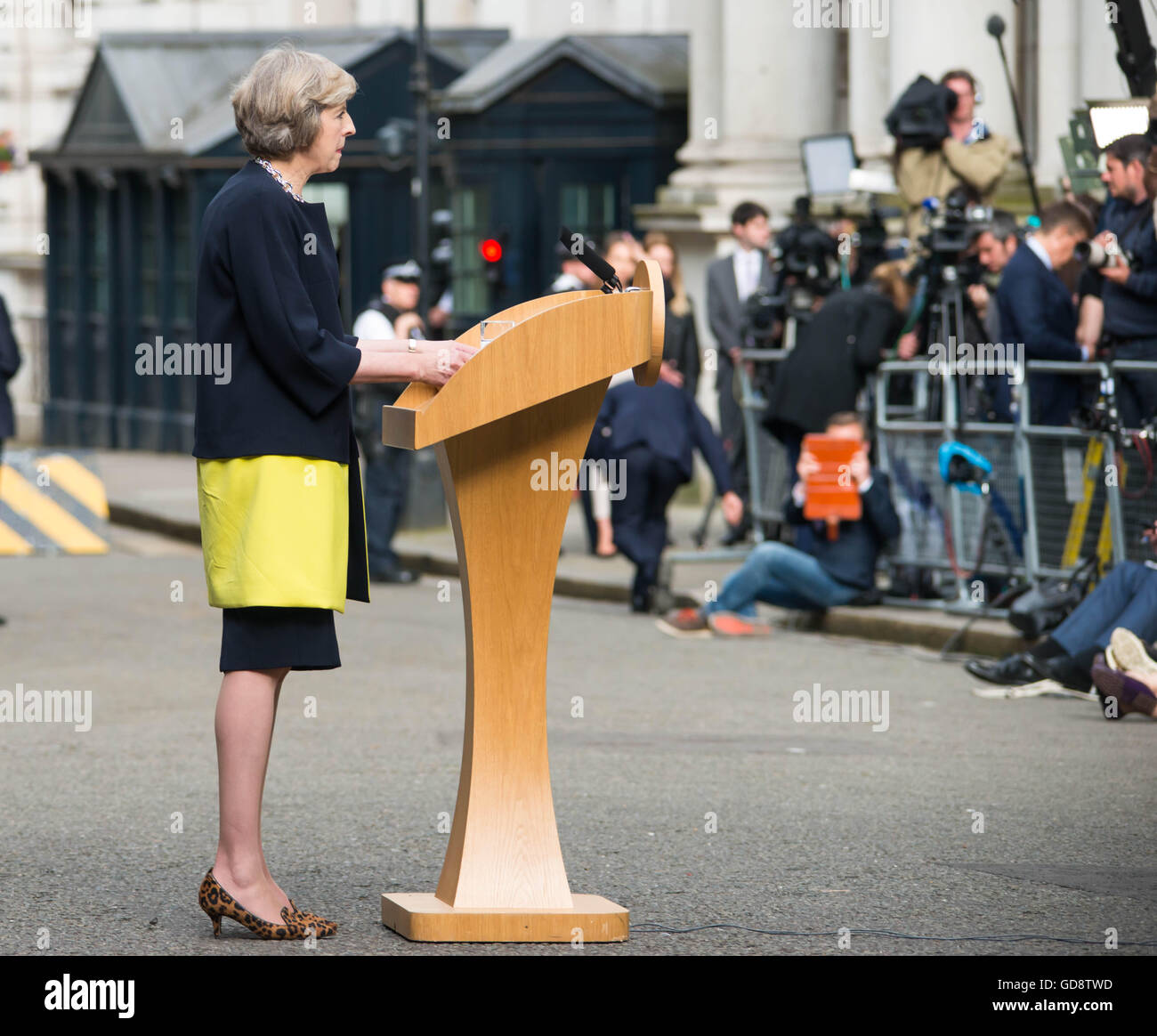 London England. 13th July 2016 Former Home Secretary officially takes ...