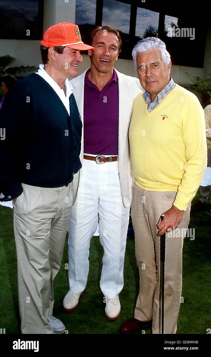 Jan. 1, 2011 - HUGH O'BRIAN, ARNOLD SCHWARZENEGGER AND JOHN FORSYTHE ...