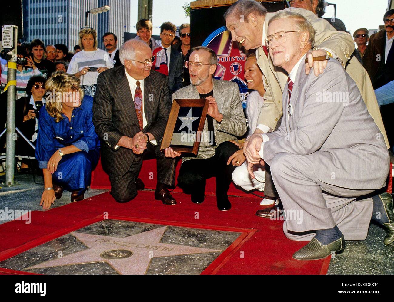 June 23, 2008 - GEORGE CARLIN RECEIVING STAR ON HOLLYWOOD WALK OF FAME ...