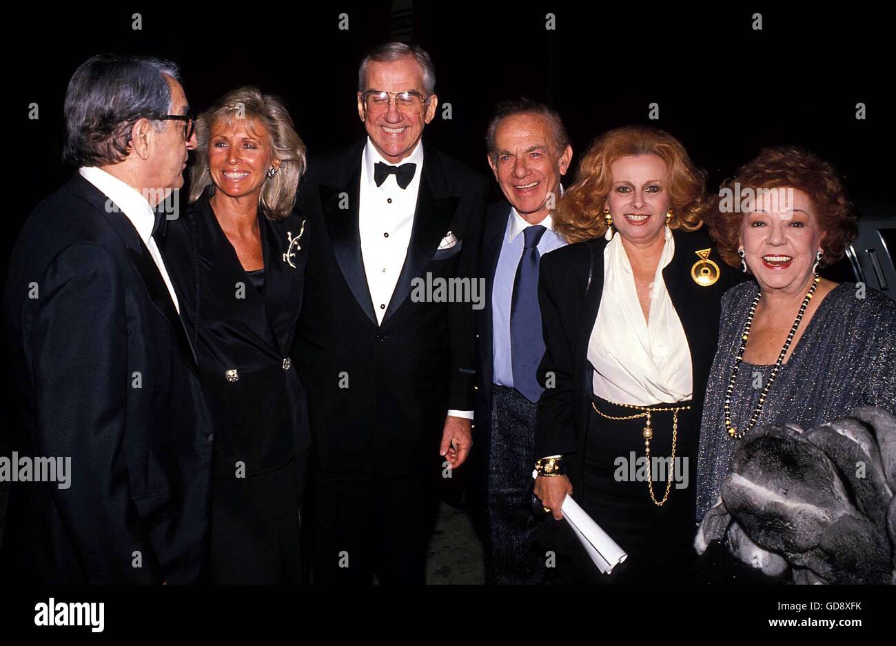 Danny and Rosemarie Thomas, Ed McMahon, .Jack Carter and wife Joanna ...