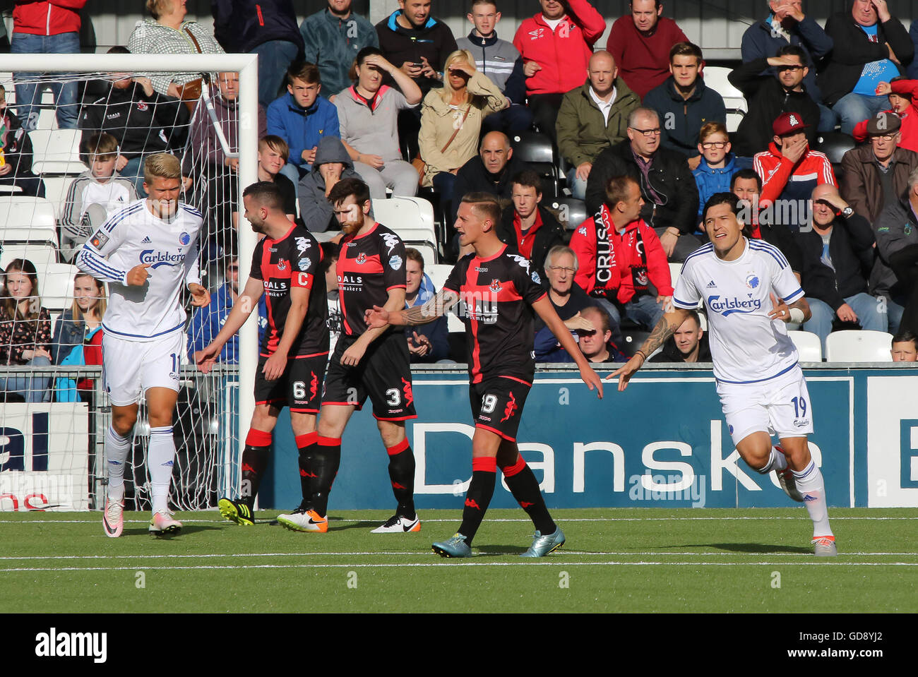 Belfast, Northern Ireland. 13th July 2016. Champions League 2nd ...