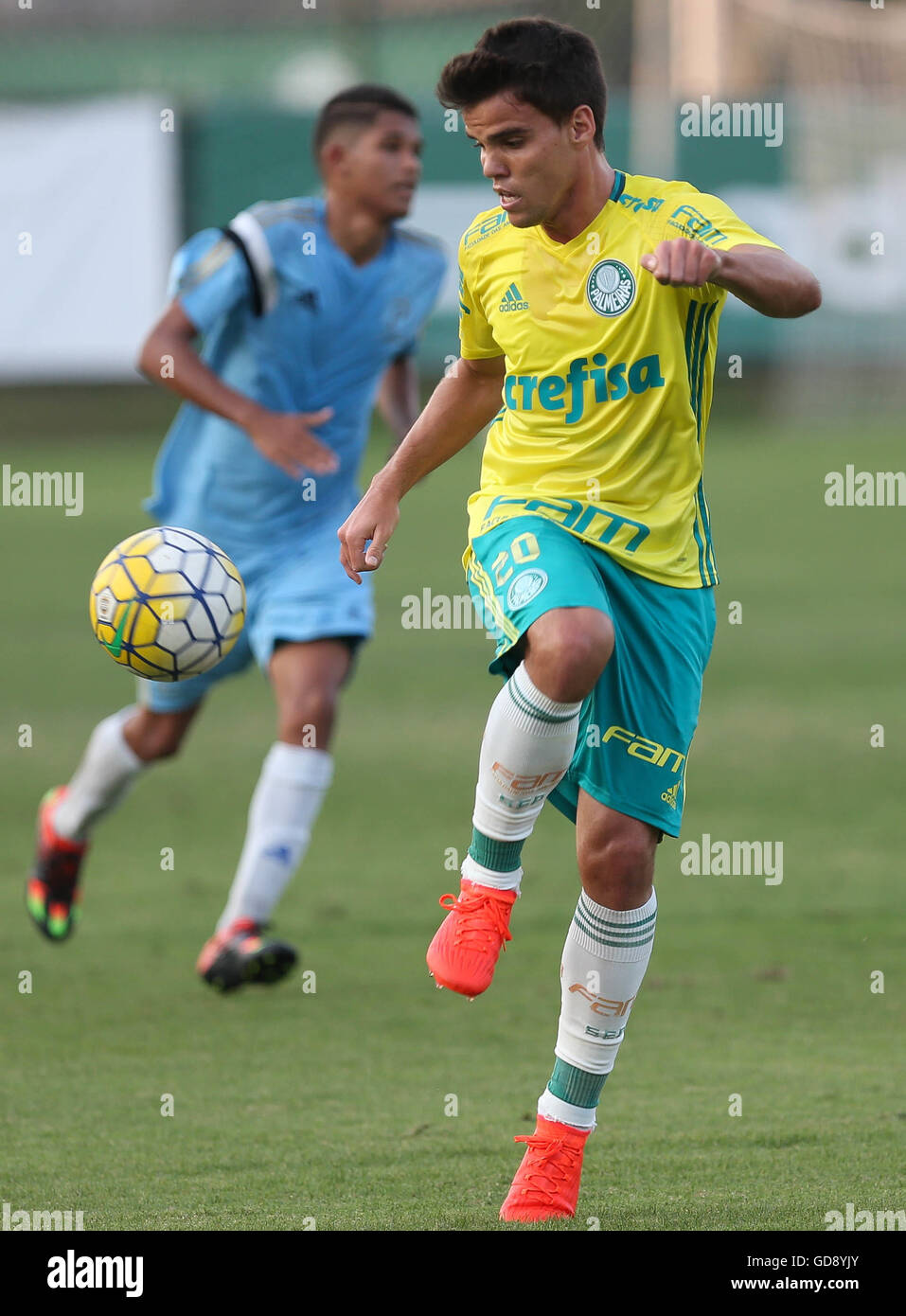 Rodrigo player, SE Palmeiras, during training, the Football Academy ...