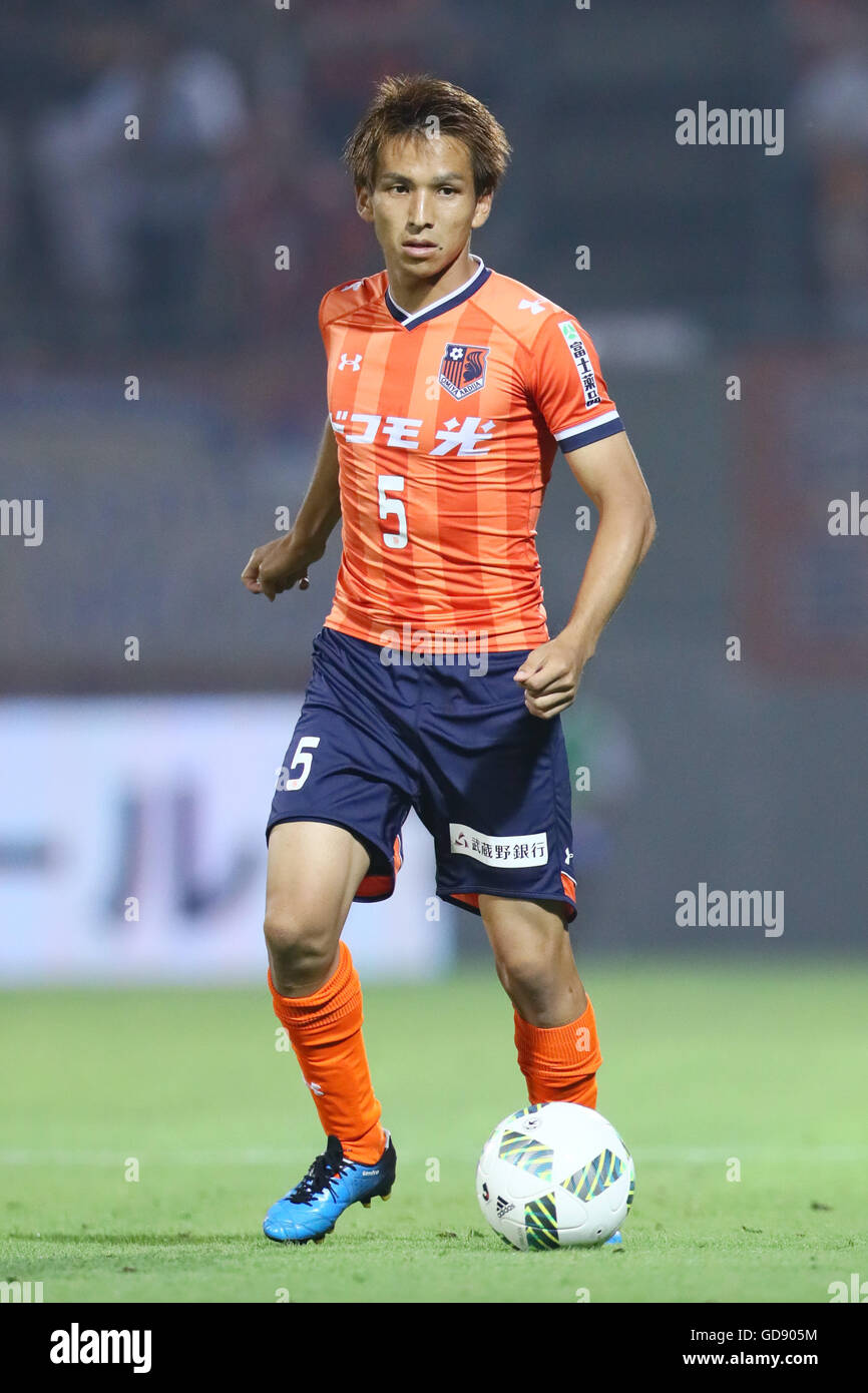 Saitama, Japan. 13th July, 2016. Keigo Numata (Ardija) Football /Soccer ...