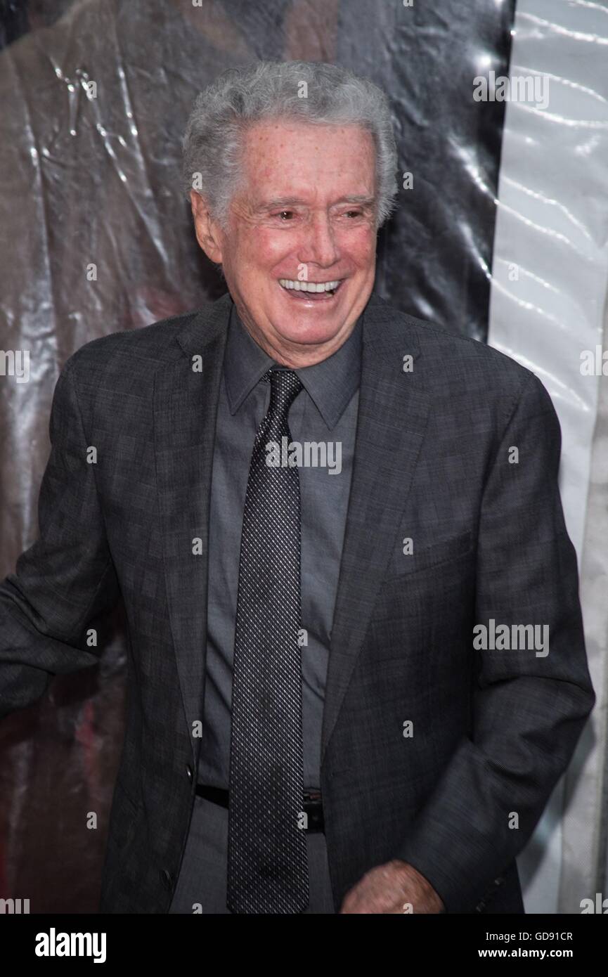 New York, NY, USA. 13th July, 2016. Regis Philbin in attendance for ...