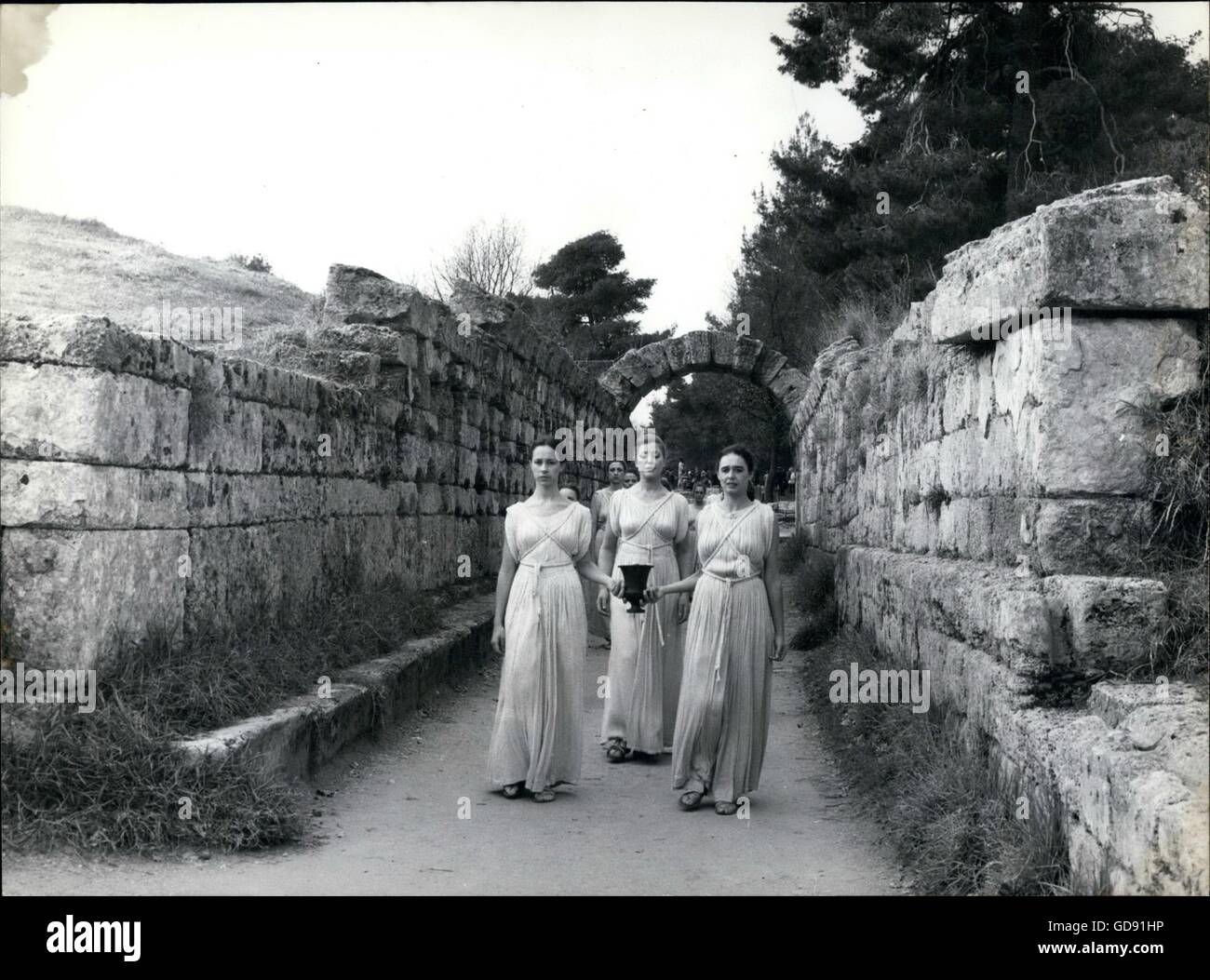 1961 - Greek goddess olympics athens © Keystone Pictures USA/ZUMAPRESS ...