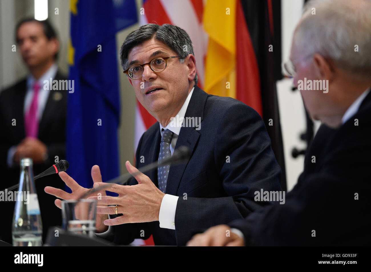 Berlin, Germany. 14th July, 2016. German finance minister Wolfgang ...