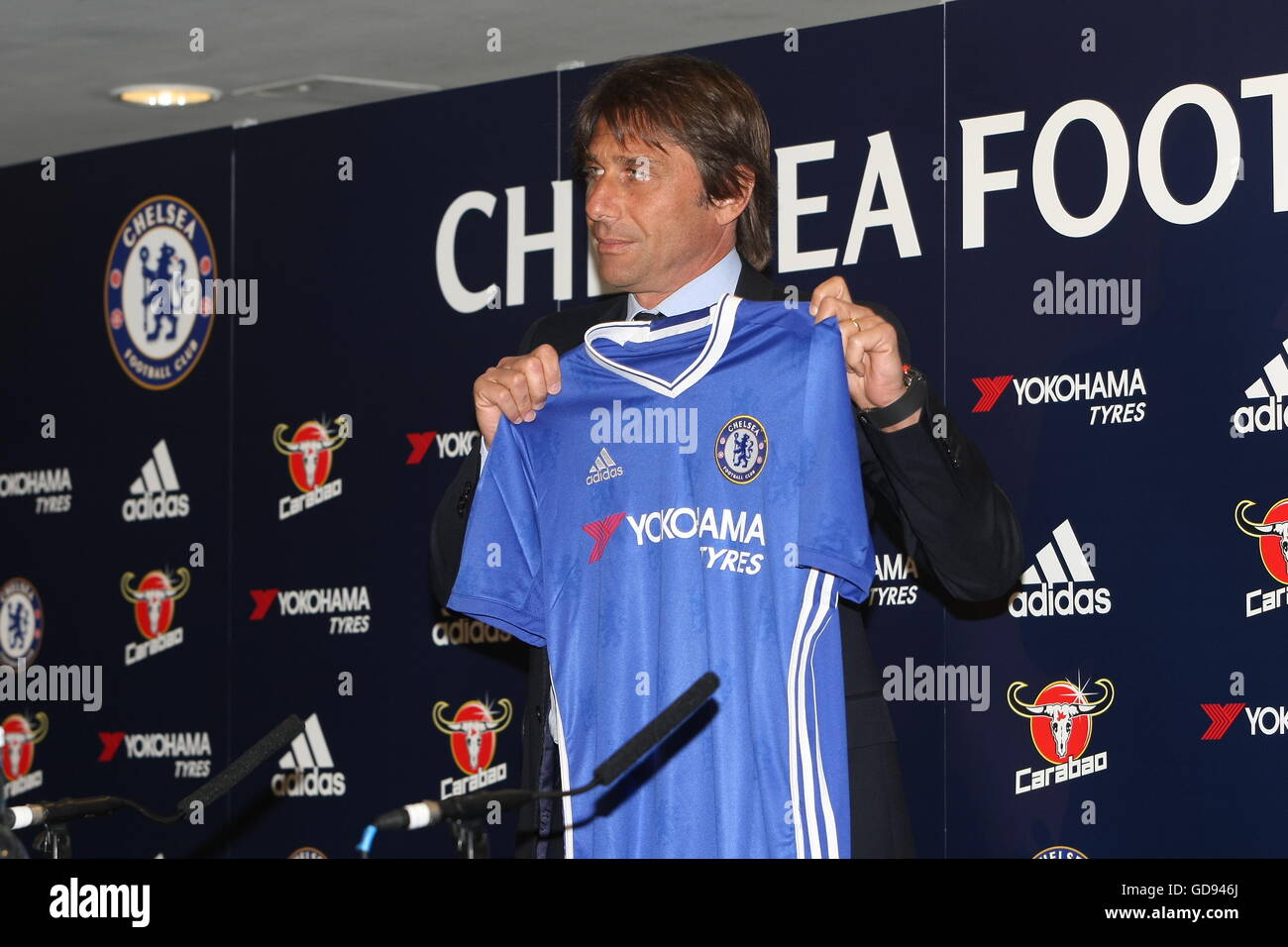 ex Italian national coach Antonio Conte introduced as new Chelsea ...