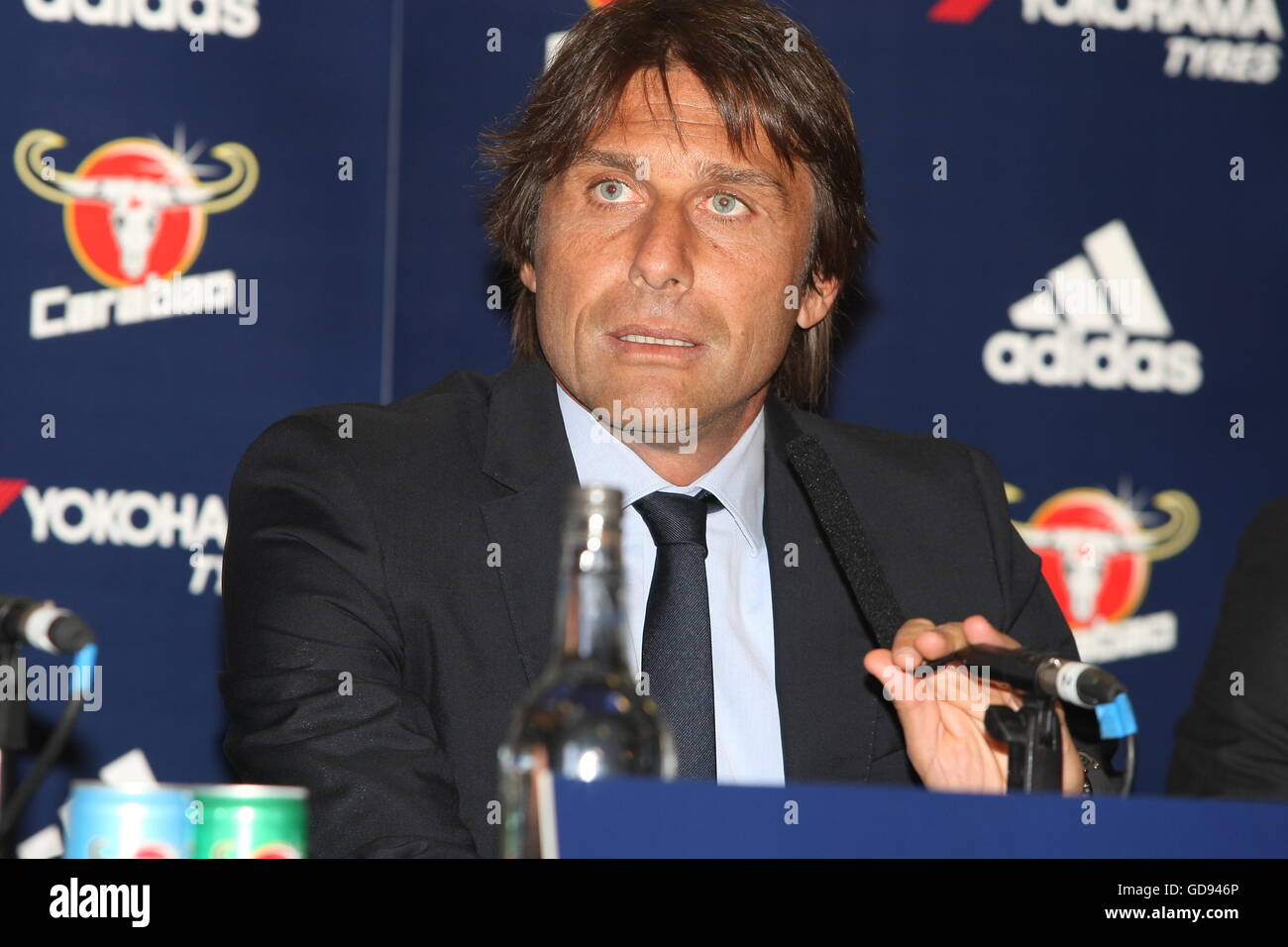 ex Italian national coach Antonio Conte introduced as new Chelsea ...