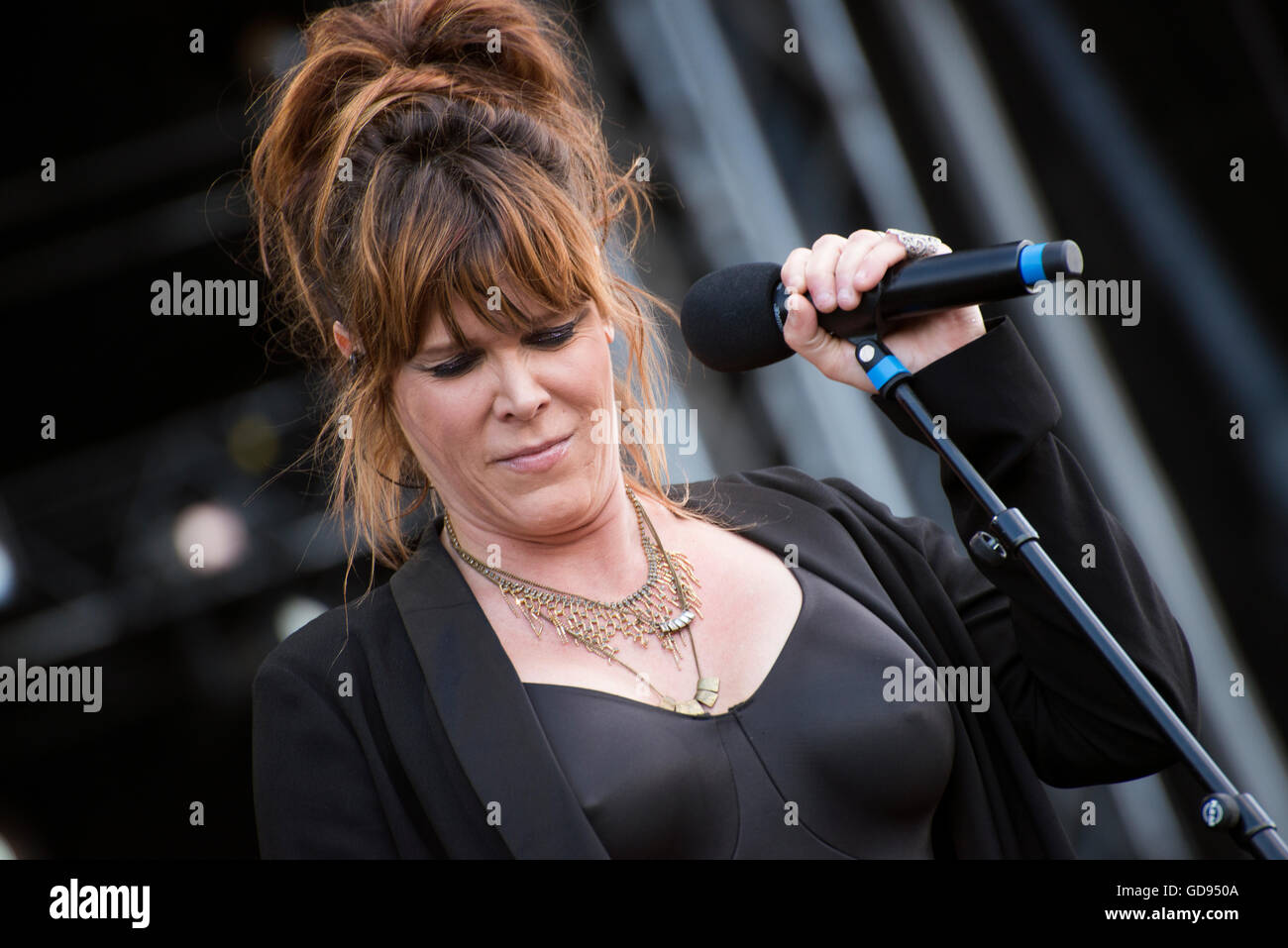 Pori, Finland. 14th July 2016. American singer / songwriter Beth Hart ...
