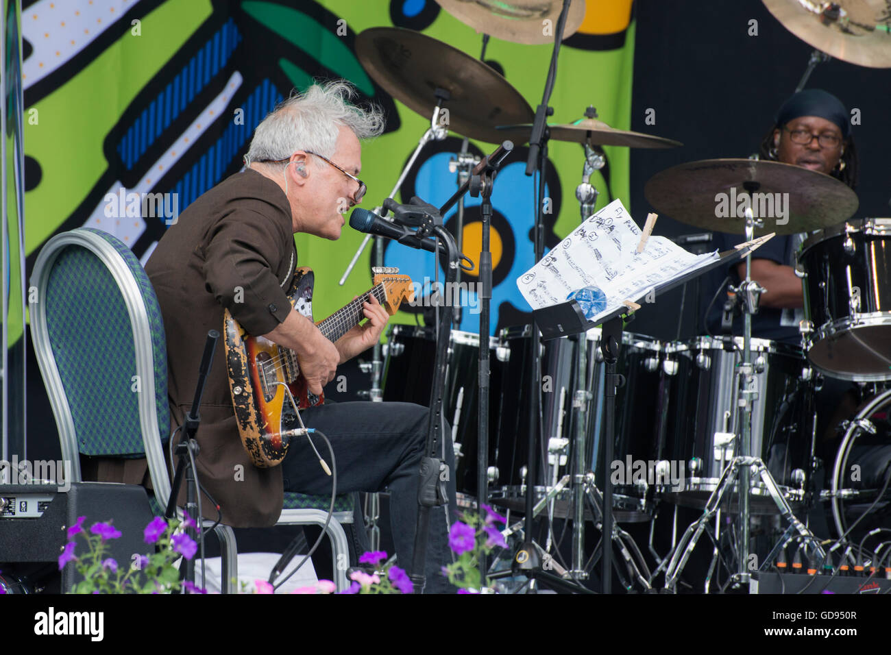 Pori, Finland. 14th July 2016. American guitarist and composer Marc Ribot is performing at the ...