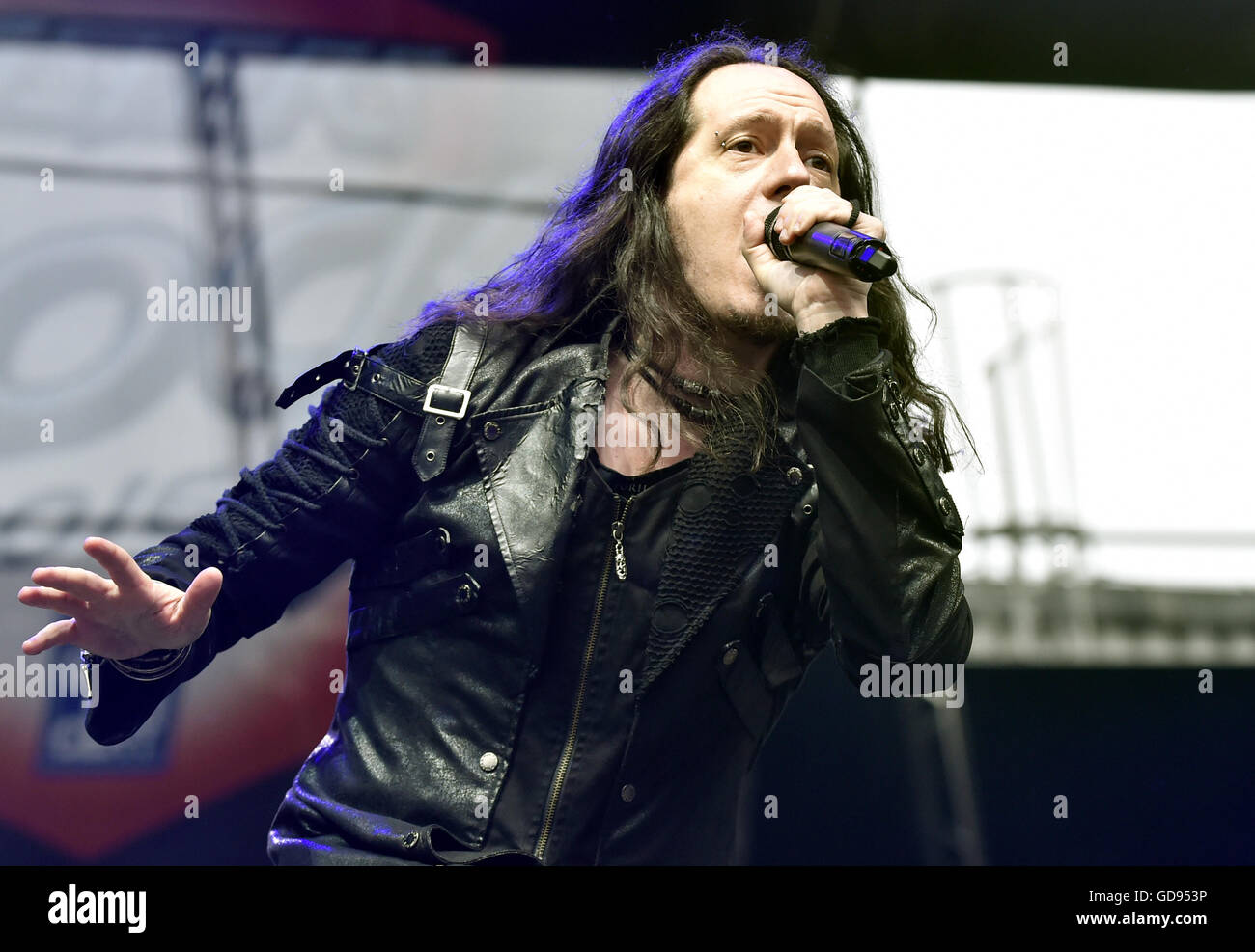 Vizovice Zlin Region 14th July 2016 Luca Turillis Rhapsody Singer