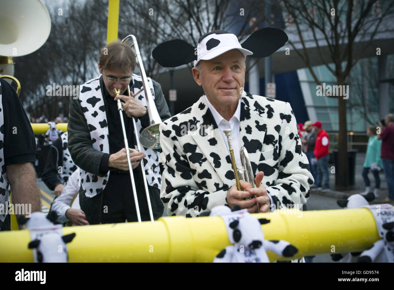 Atlanta, GA, USA. 31st Dec, 2015. Chick-fil-A CEO Dan Cathy performs ...