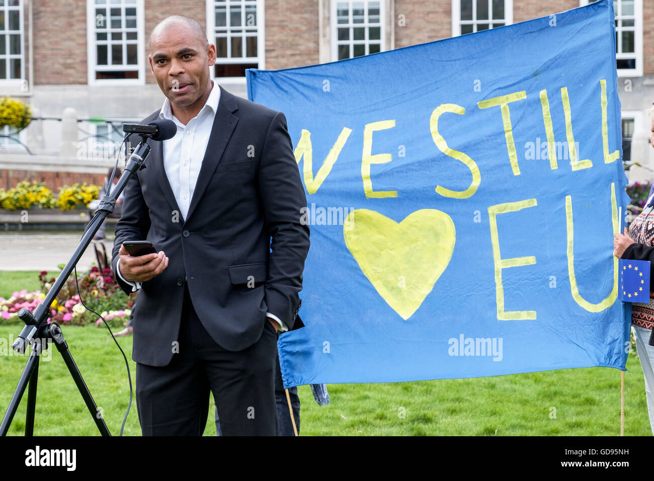 Bristol, UK, 14th July, 2016. Marvin Rees,mayor of Bristol is pictured ...