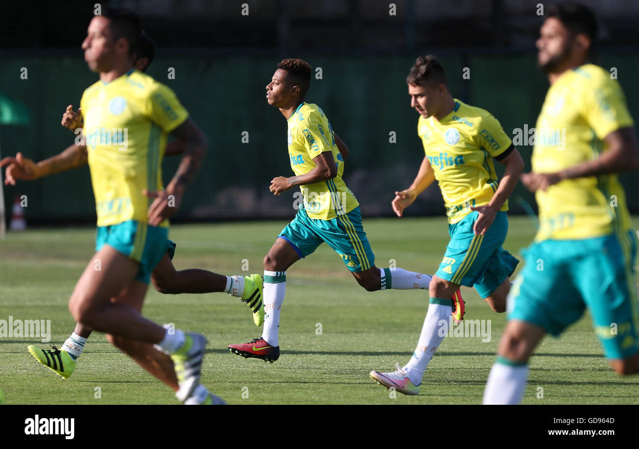 The Tche Tche player, SE Palmeiras, during training, the Football ...
