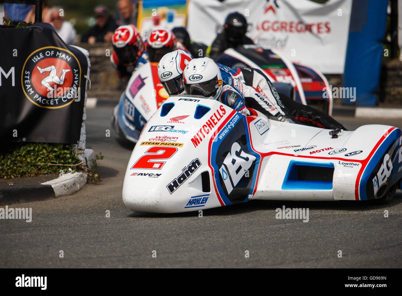 Castletown, Isle of Man, UK. 14th July, 2016. Ben & Tom Birchall at ...