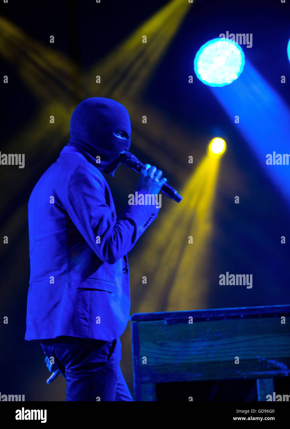 Morrison, Colorado, USA. 12th July, 2016. 21 Pilots Lead Vocals TYLER ...