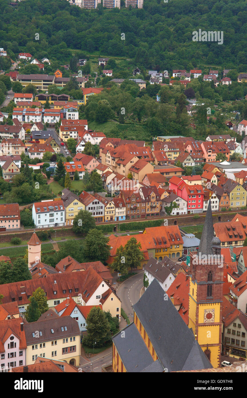 Wertheim, Main River, Main-Tauber, Romantische Strasse, Romantic Road ...