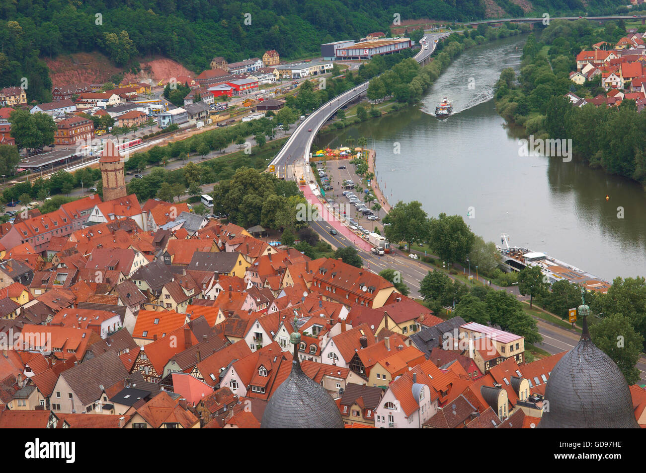 Wertheim Burg Wertheim Castle Main High Resolution Stock Photography ...