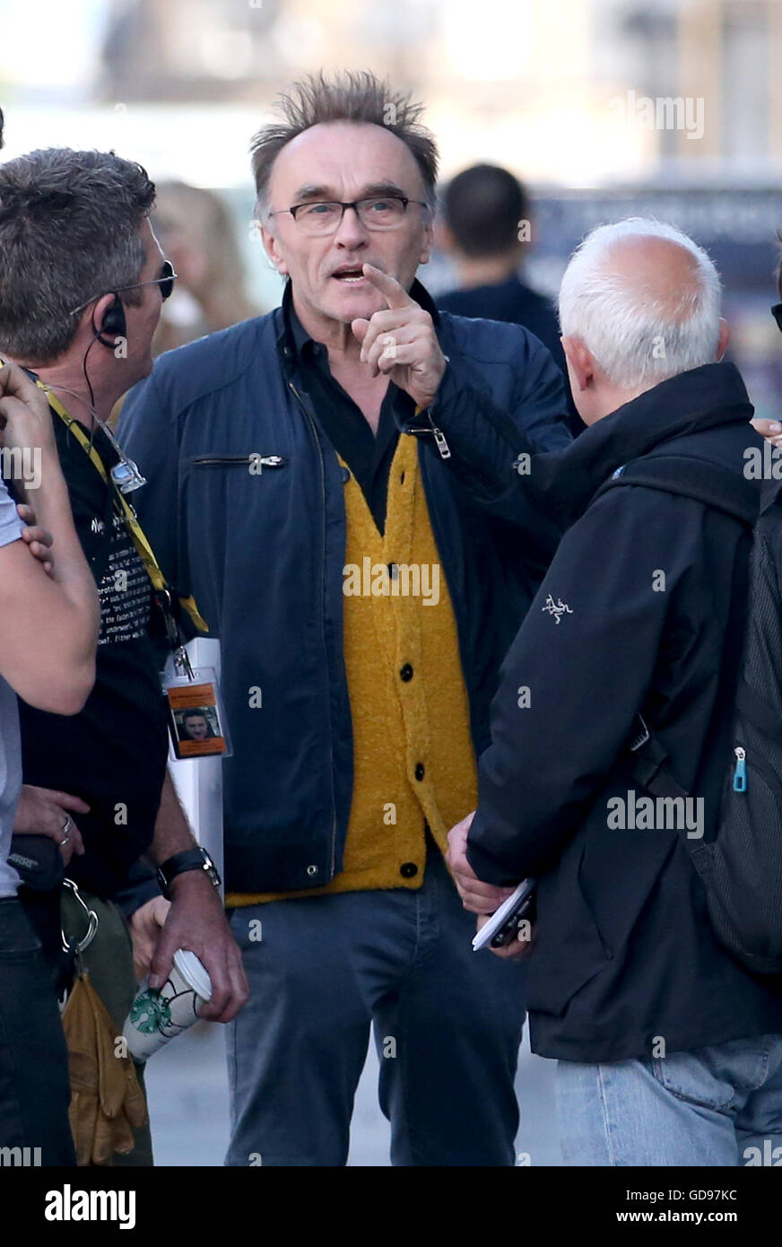 Film director Danny Boyle on the streets of Edinburgh where his new ...