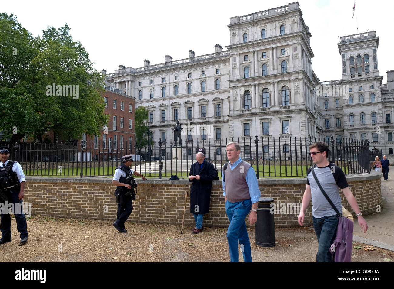 Her Majesty's Treasury on Horse Guards Road Westminster London Stock ...