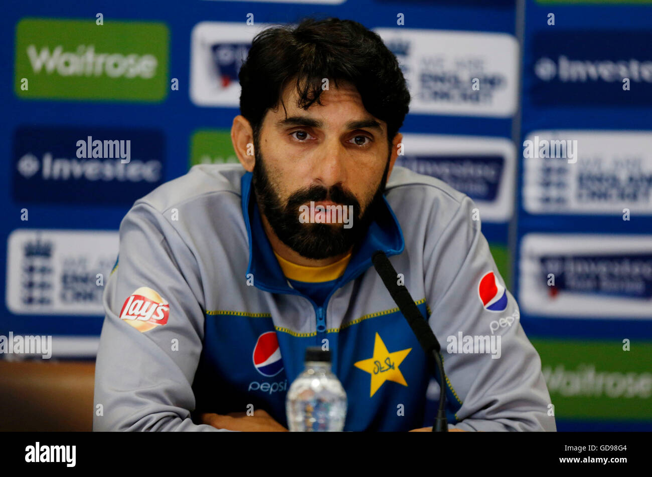 Pakistan's Misbah Ul-Haq during a press conference at Lord's, London ...