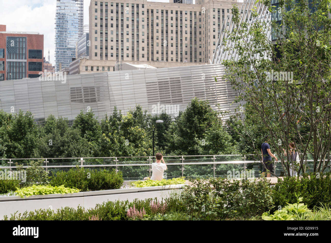 Liberty Park at the World Trade Center, NYC, USA Stock Photo - Alamy