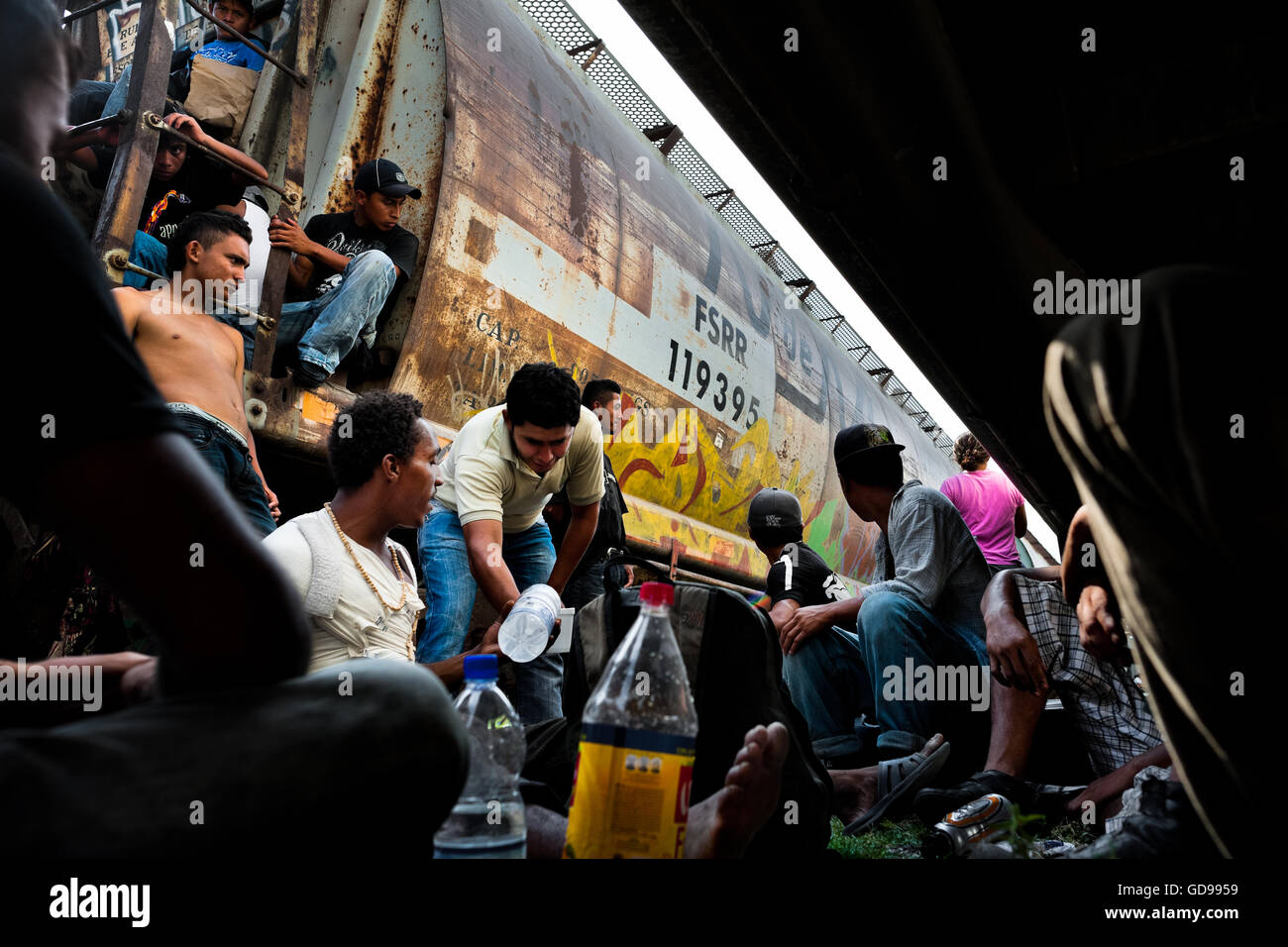 American immigrants train hi-res stock photography and images - Alamy