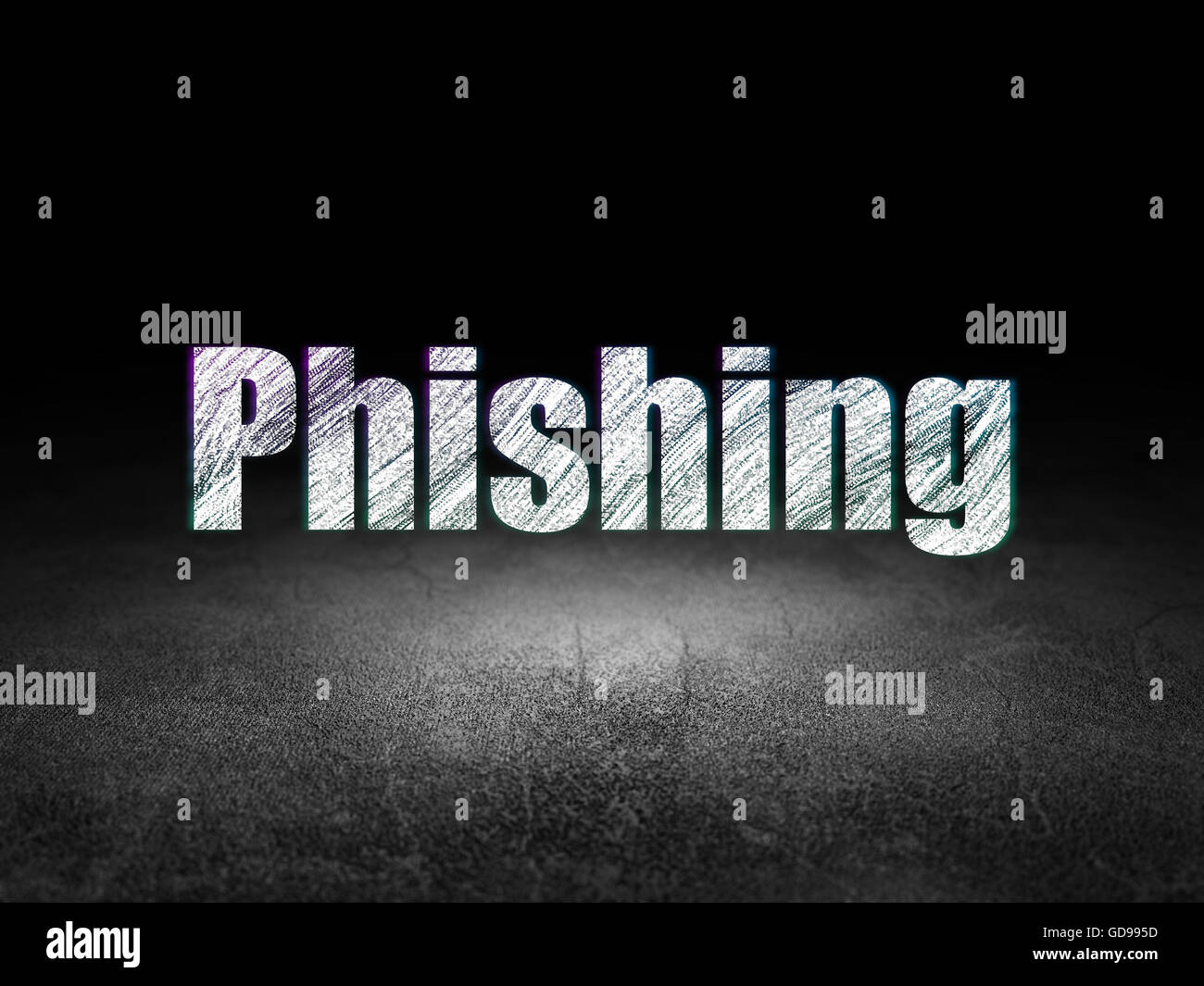 Security concept: Phishing in grunge dark room Stock Photo - Alamy
