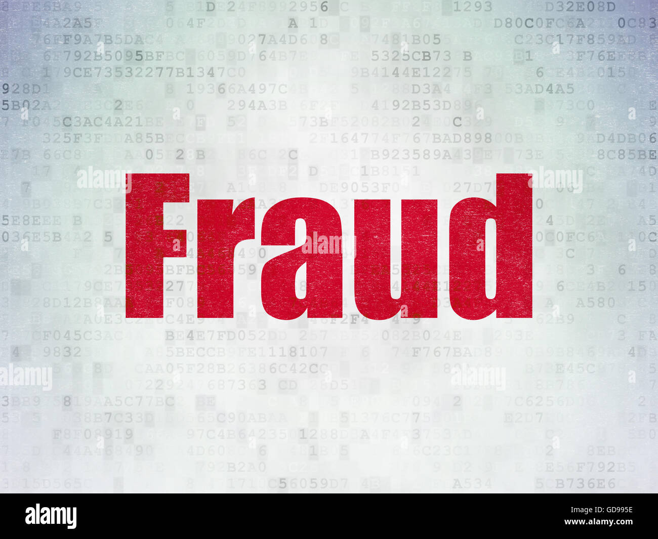 Safety concept: Fraud on Digital Data Paper background Stock Photo - Alamy