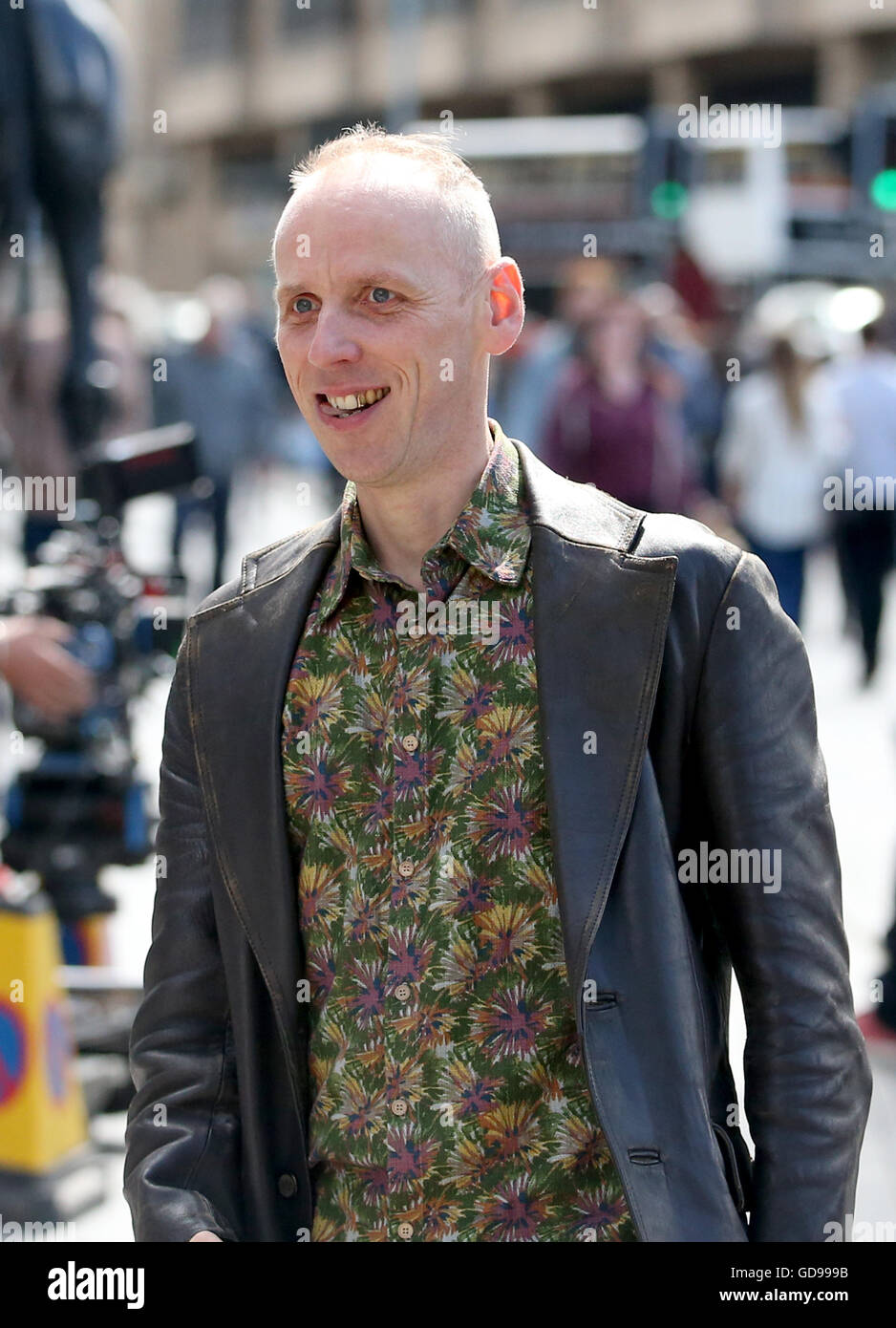 Actor Ewan Bremner on the streets of Edinburgh where scenes for the new ...