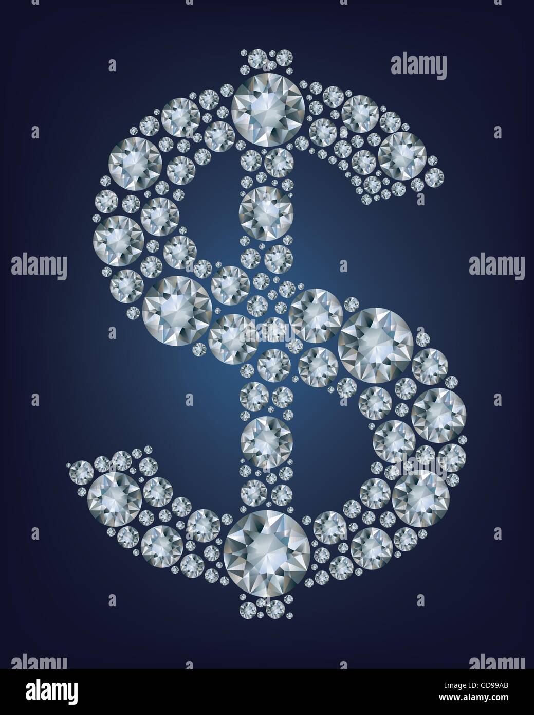 Big diamonds Stock Vector Images - Alamy