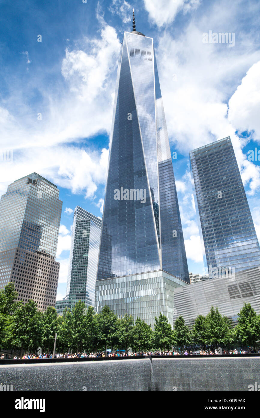 One World Trade Center and World Financial Center, Lower Manhattan, NYC ...
