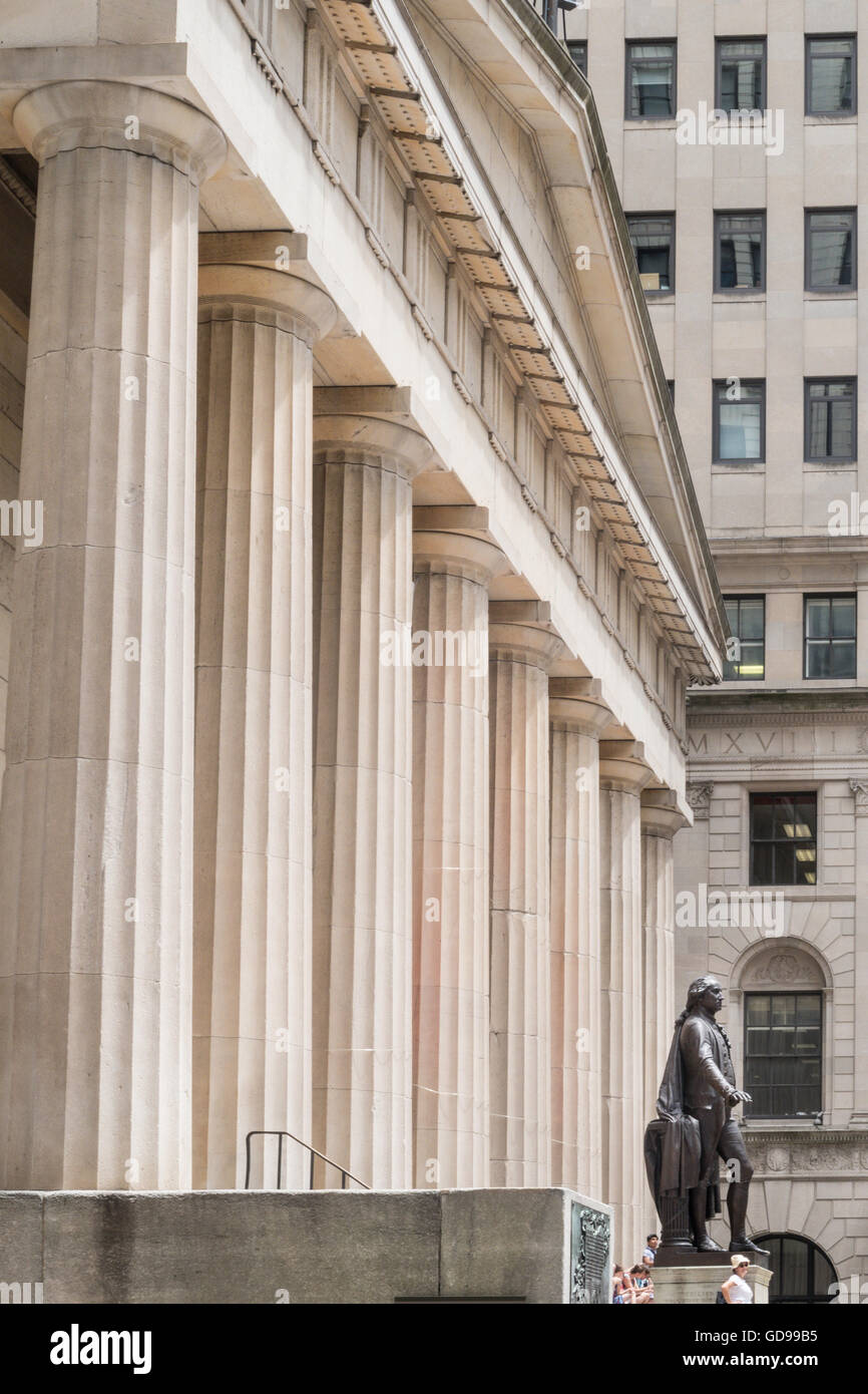 Federal Hall Memorial National Historic Site, NYC Stock Photo - Alamy
