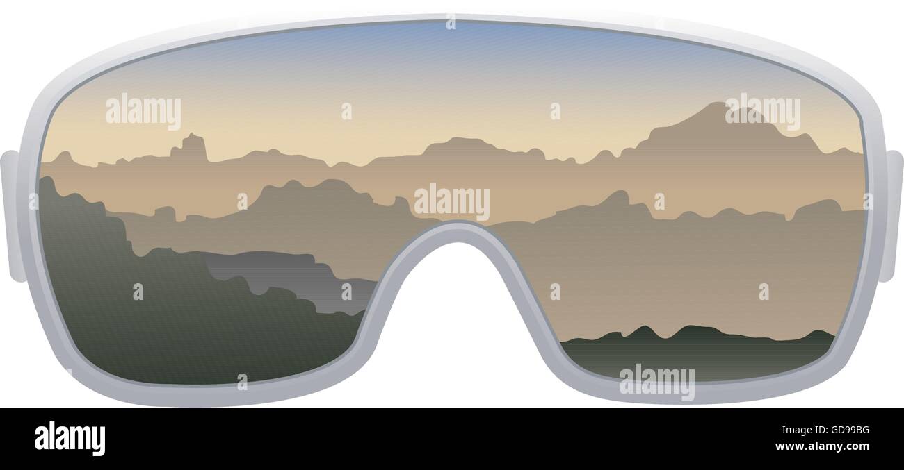 Safety plastic goggles on Stock Vector Images - Alamy
