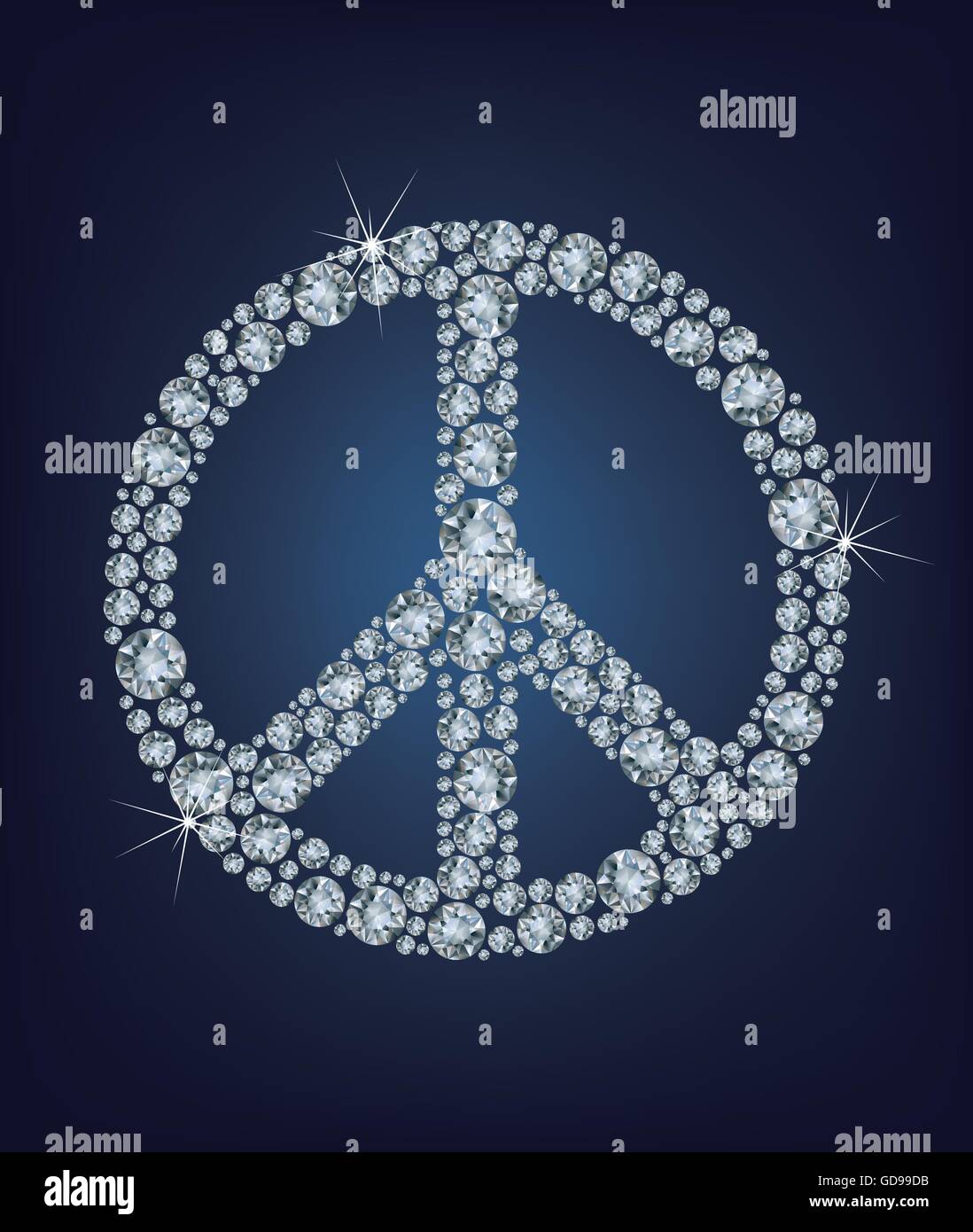 Peace up sign Stock Vector Images - Alamy
