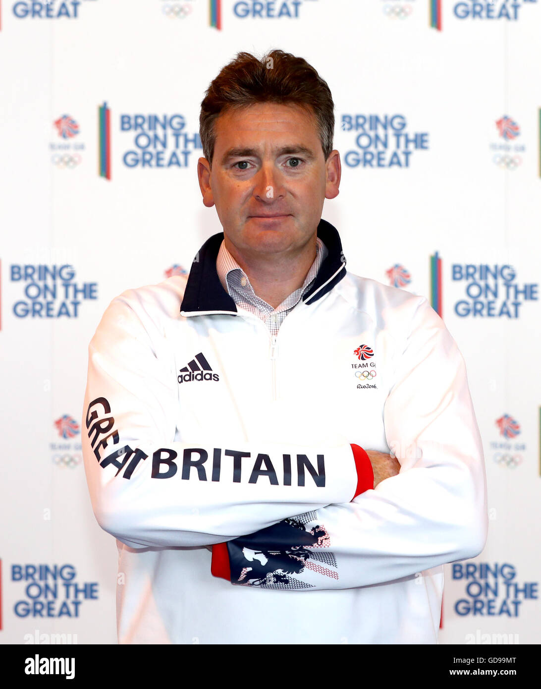 Great Britain equestrian performance director Dan Hughes during the ...