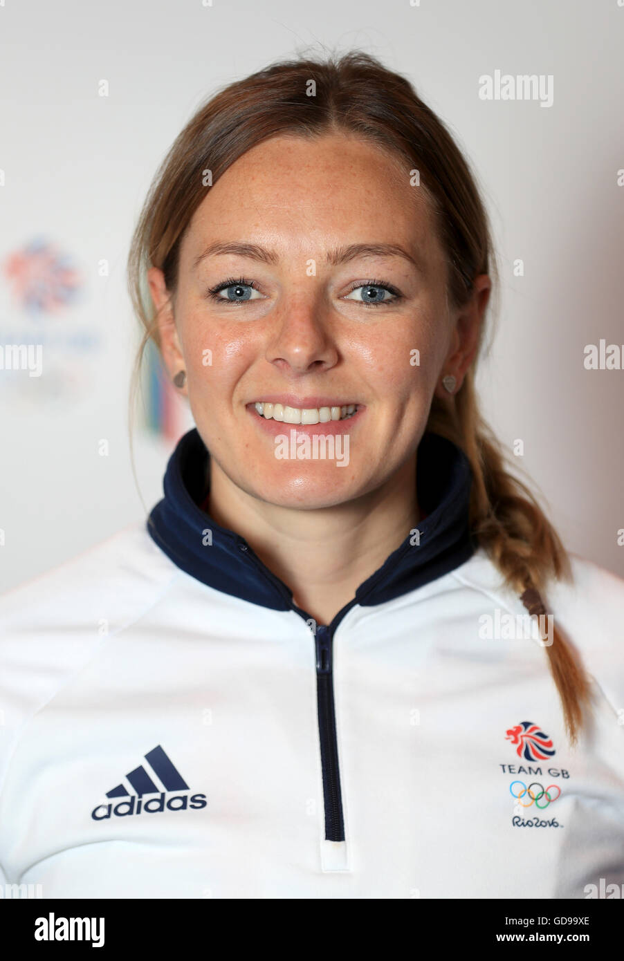 Cyclist Katy Marchant during the Team GB Kitting Out session at the NEC ...
