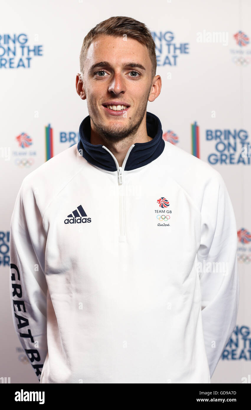 Team GB's Charlie Grice during the kitting out session at the NEC ...