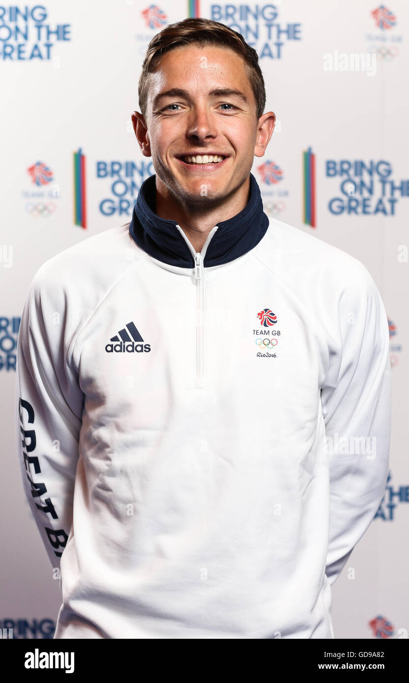 Team GB's Tom Farrell during the kitting out session at the NEC ...