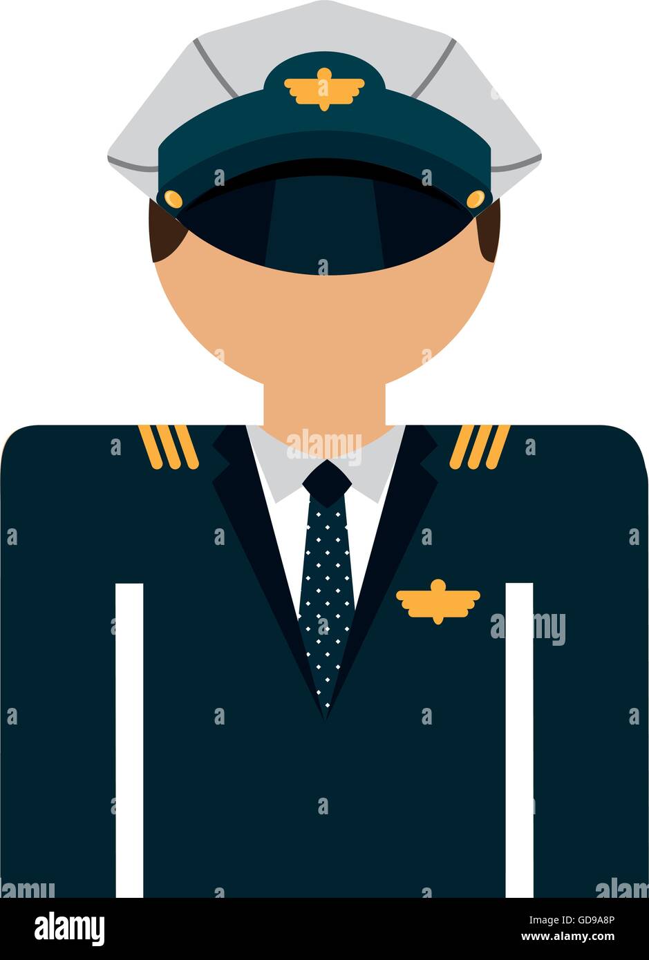 pilot avatar isolated icon design Stock Vector Image & Art - Alamy